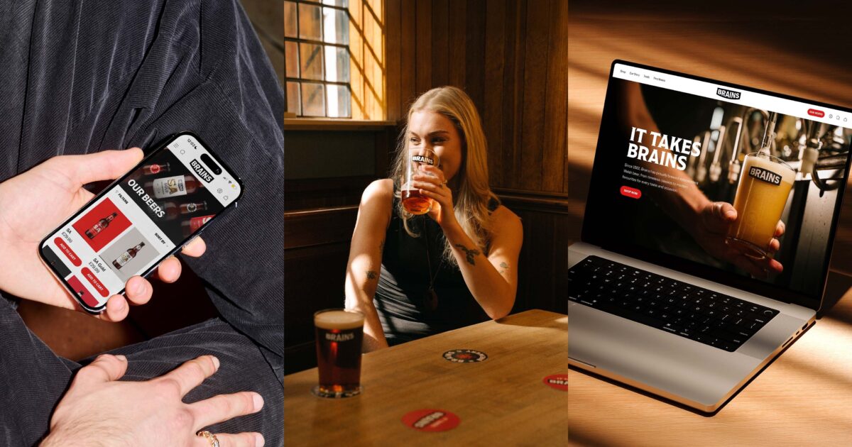 New website launch for Brains Brewery | Toward